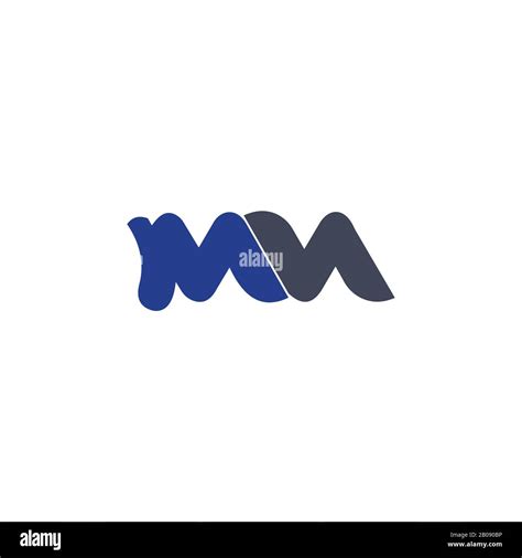 Plantilla De Dise O Vectorial Del Logotipo De Mn O Nm De La Letra