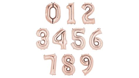 Balon Foliowy Cyfra 0 RÓŻOWE ZŁOTO ROSE GOLD 100 cm HEL na Urodziny