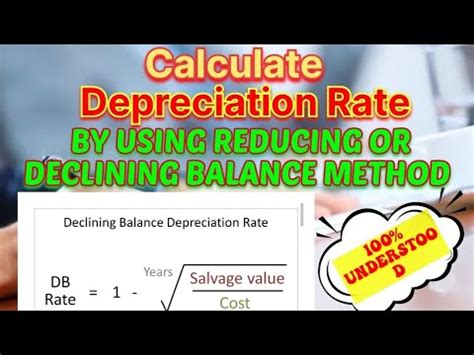 How To Calculate Annual Depreciation Rate By Using Reducing Declining