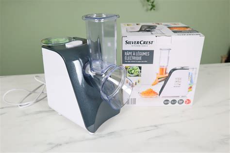 Avis râpe à légumes électrique Silverrcrest Lidl Cuisine Test