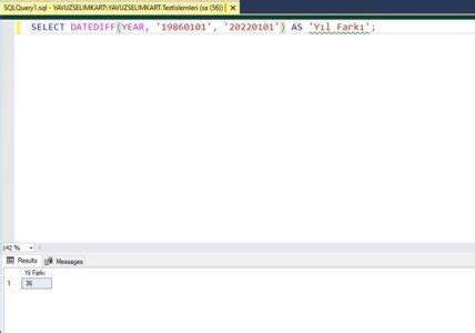 Sql Serverda Ki Tarih Aras Y L Fark Hesaplamak Sql Server E Itimleri