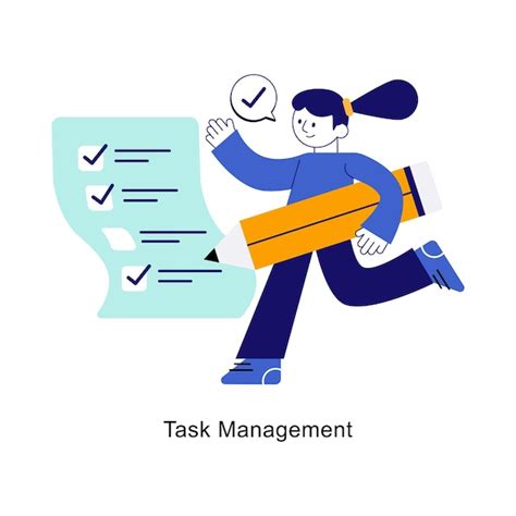 Premium Vector Task Management Abstract Concept Vector In A Flat