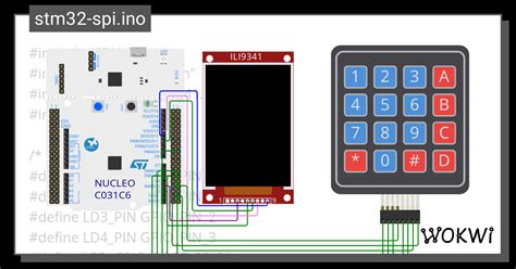 ST Nucleo SPI Display Copy 2 Wokwi ESP32 STM32 Arduino Simulator