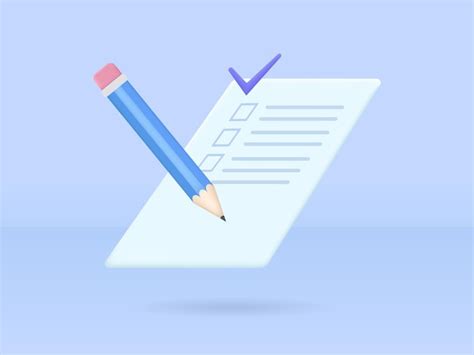 Premium Vector Checklist On A Paper Successful Completion Of Business