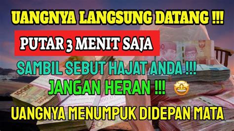 WAKTUNYA TERSISA 3 MENIT LAGI INI SUDAH REZEKI ANDA KONTAN UANG