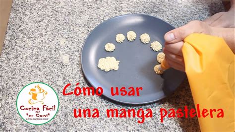 CÓMO USAR MANGA PASTELERA YouTube