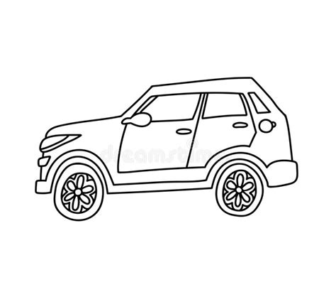 Icono Exhausto Del Coche Del Vector De La Mano Ilustraci N Del Vector