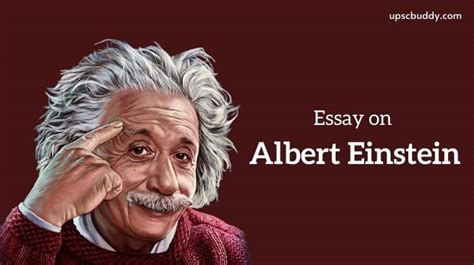 Essay On Albert Einstein For Students In English 500 Words