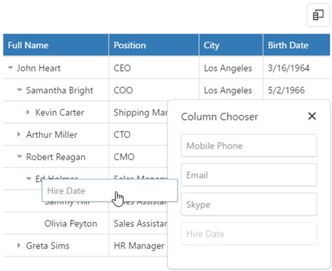 angular treelist properties devextreme angular documentation
