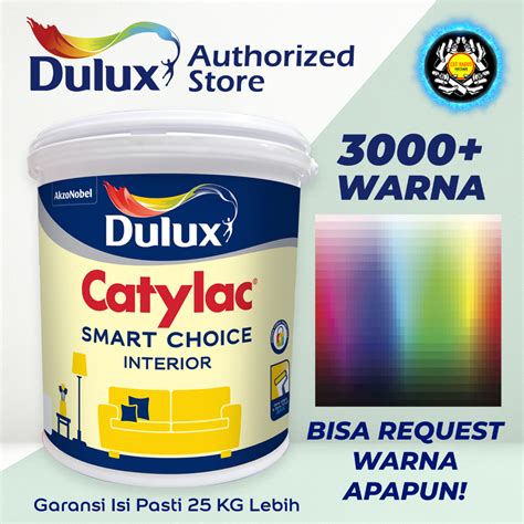 Jual CAT DINDING DULUX 25 KG SEMUA WARNA TINTING KOMPUTER CAT AIR CAT
