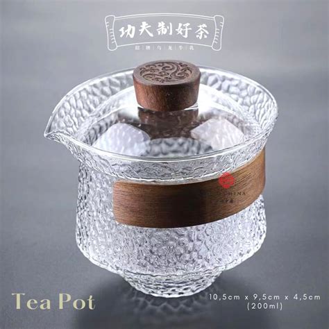 Jual Tea Pot 200ml Tea Cup Gelas Teh Cangkir Teh Teko Kaca