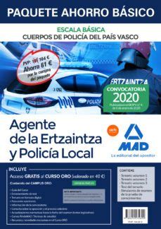 PAQUETE AHORRO BÁSICO ERTZAINTZA Y POLICÍA LOCAL DEL PAÍS VASCO