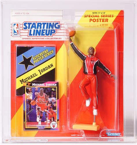1992 Kenner Starting Lineup NBA Carded Sports Figure Michael Jordan