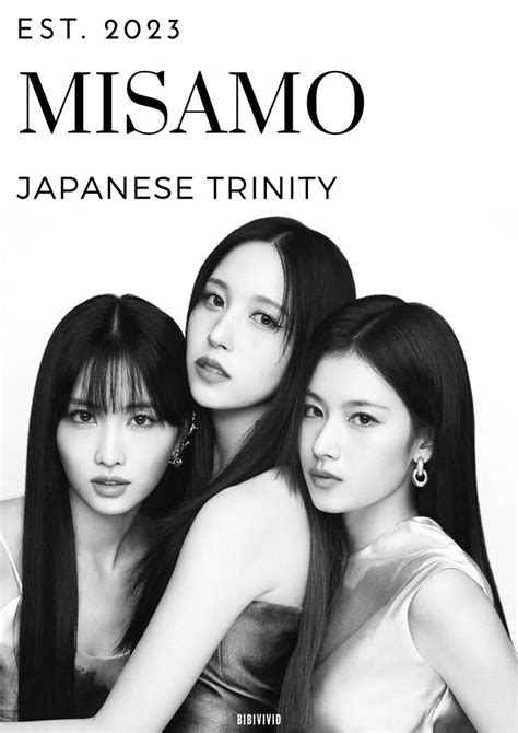 Misamo Mina Sana Momo Twice Kpop Black And White Ot Kpop Posters