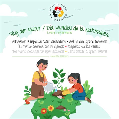 3 de marzo Día Mundial de la Naturaleza Colegio Alemán