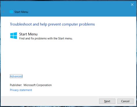 Problembehandlung und Fehlerbehebung im Windows 10 Startmenü