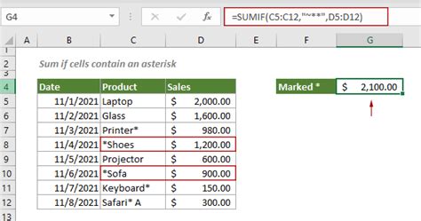 Suma Si Las Celdas Contienen Un Asterisco En Excel The Best Porn Website