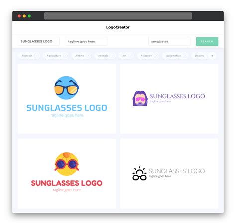 Sunglasses Logo Design Create Your Own Sunglasses Logos