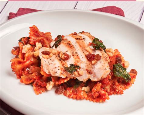 Pedro Luis Carvajal Recomienda Farfalle Con Pechuga Y Salsa De Tomate