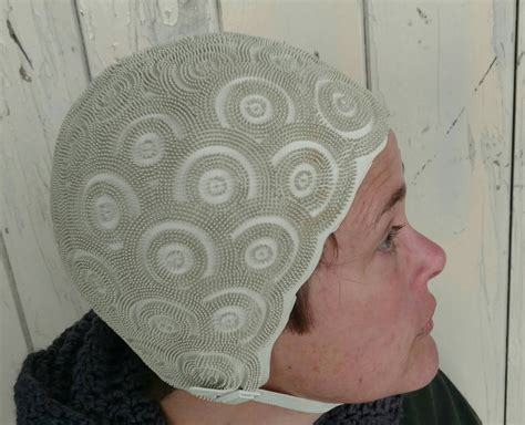 Mid Century White Swim Cap Vintage Kleinert S Bathing
