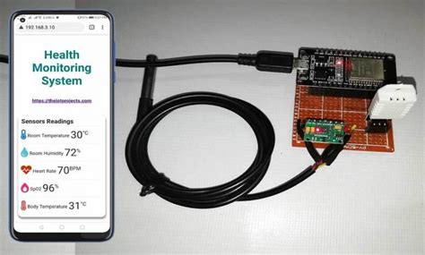 Esp32 Based Patient Health Monitoring System Iot Projects Ideas