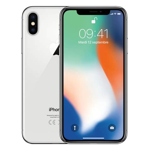 Apple iPhone X 64 Go Argent Reconditionné Smartphone reconditionné