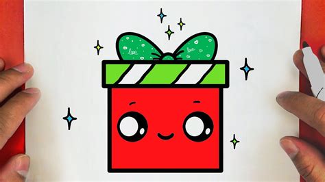 C Mo Dibujar Una Caja De Regalo Navidad Vacaciones Paso A Paso Jack