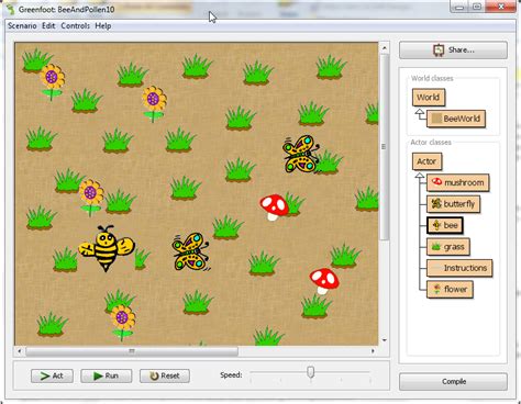 getting started with java using greenfoot