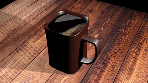 D Model Coffee Cup Vr Ar Low Poly Cgtrader