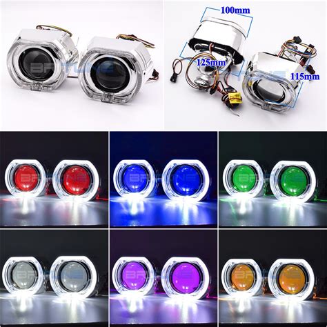 Led Bluetooth Devil Eye App Rgb H H Led Projector Angel Eye Halo Ring