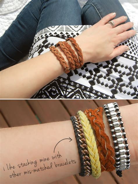 Bubby And Bean Living Creatively DIY Tutorial Braided Leather