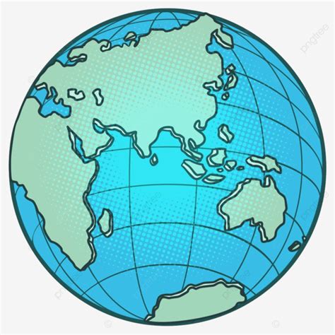 Globe Eastern Hemisphere Earth Map Drawing Infographic Planet Png The