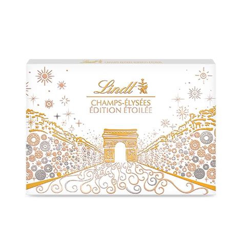 Lindt CHAMPS ÉLYSÉES Edition Etoilée Assorti 465G Bonheur Home