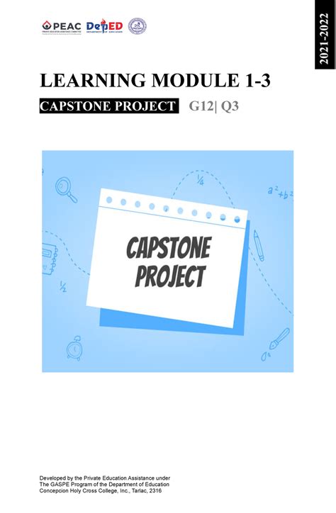 Grade Capstone Project Module Q Learning Module Capstone