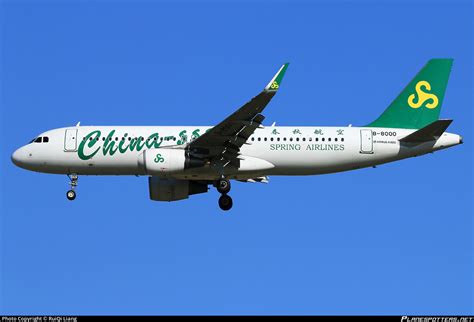 B 8000 Spring Airlines Airbus A320 214 WL Photo By RuiQi Liang ID
