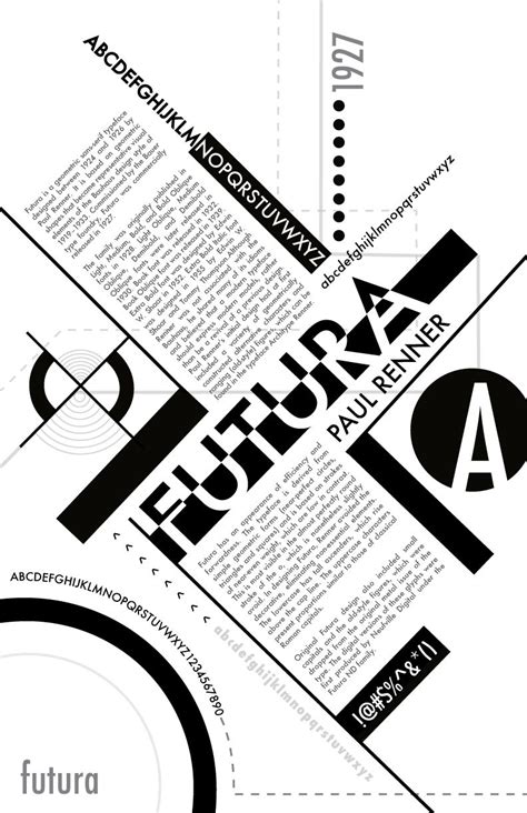 Typeface Review Futura Typographic Poster Design Typographic