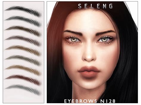 Eyebrows N By Seleng Created For The Sims Emily Cc Finds