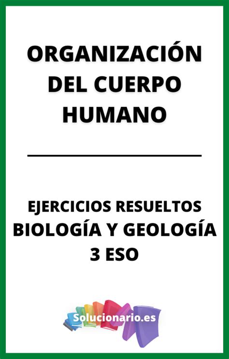 Ejercicios Resueltos Biología y Geología 3 ESO 2024 2025 PDF