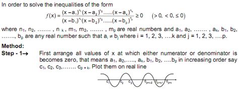 cbse class 11 maths notes number systems inequalities using wavy curve method aglasem schools