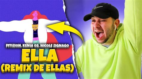 REACCIÓN Pitizion Kenia Os Nicole Zignago Ella Remix De Ellas