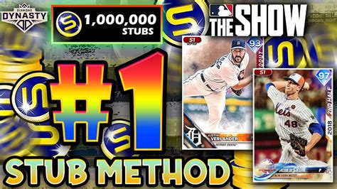 HOW TO MAKE STUBS FAST EASY IN MLB THE SHOW 24 EASY METHOD DIAMOND