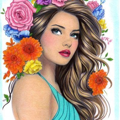 40 Women Of The 50s Coloring Book For Her Grayscale Colouring Pages For