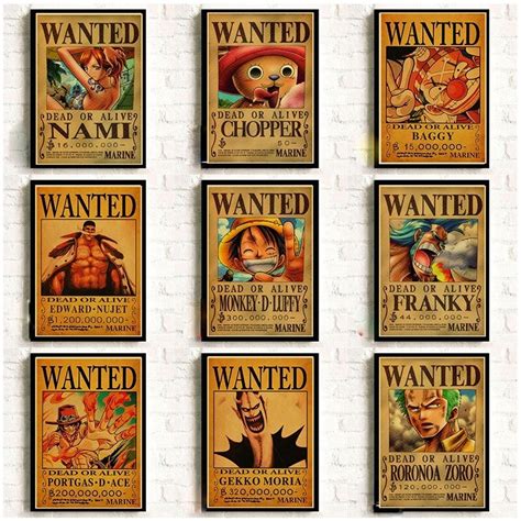 Monkey D Luffy Wanted Poster Amat