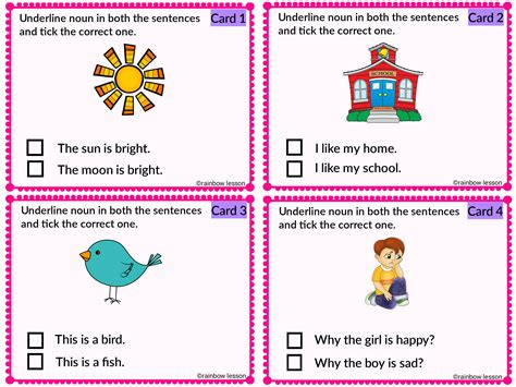 Common And Proper Nouns Task Cards Made By Teachers