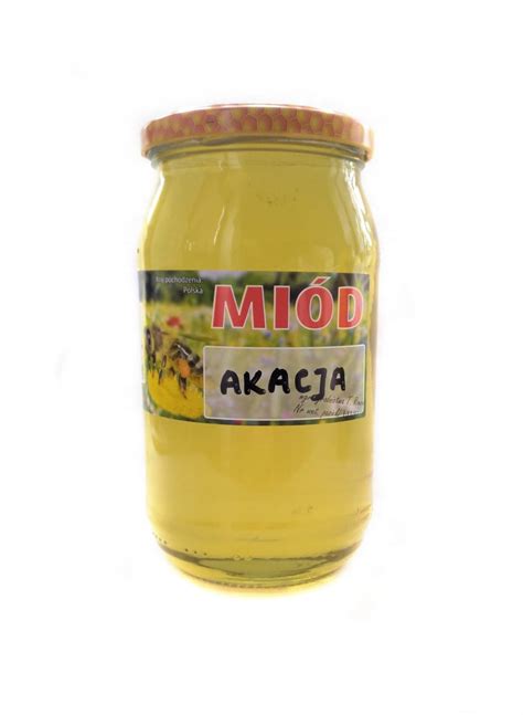Miód akacjowy 1 1 kg z Polski za 46 85 zł na Allegro pl 13821867906