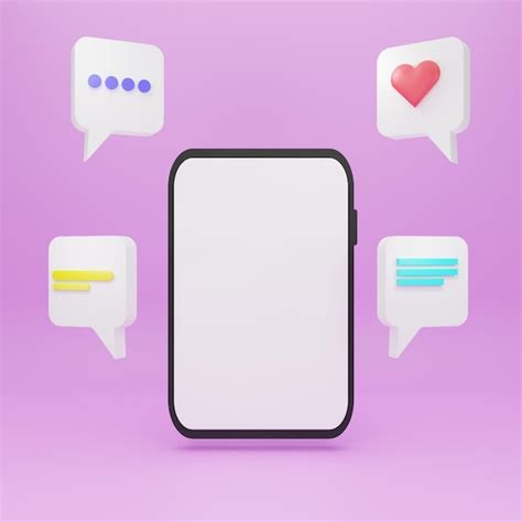 Plataforma De Redes Sociales En 3d Concepto De Aplicaciones De