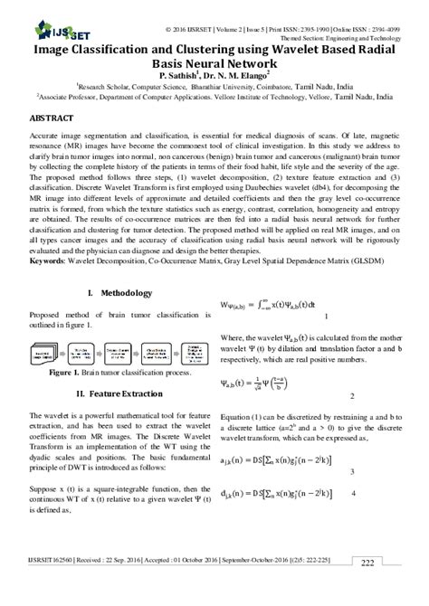 pdf image classification and clustering using wavelet based radial basis neural network