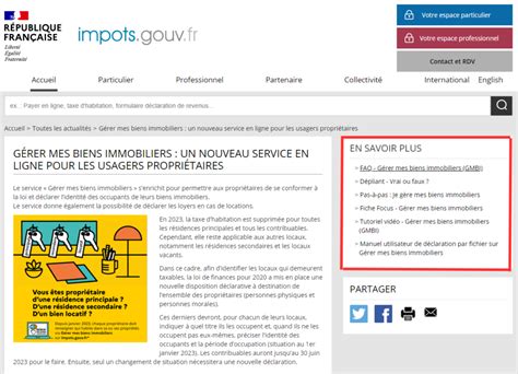 Déclaration de biens immobiliers Prolongation jusqu au 31 juillet