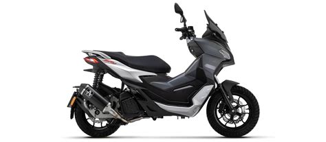 Scarico Completo Arrow Con Terminale Urban Omologato Alluminio Dark Per