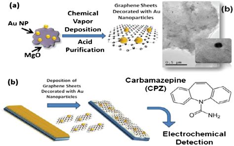 A Schematic Representation Of The Synthesis Of Graphene Decorated